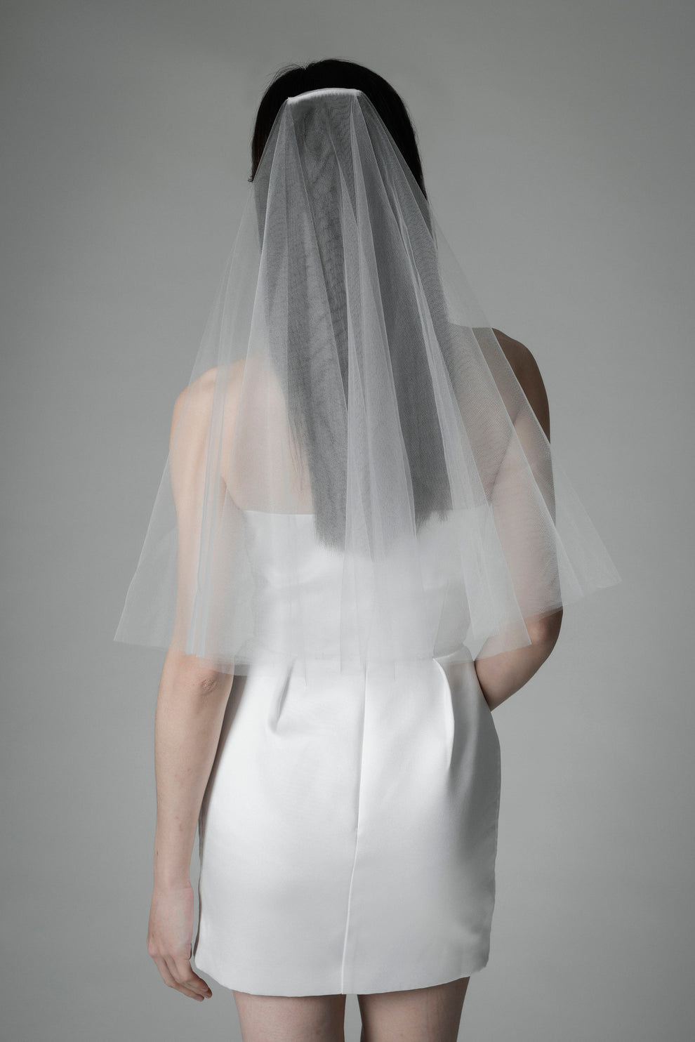 Drop veil - Waist Length 130 (in stock) – Canak Bridal